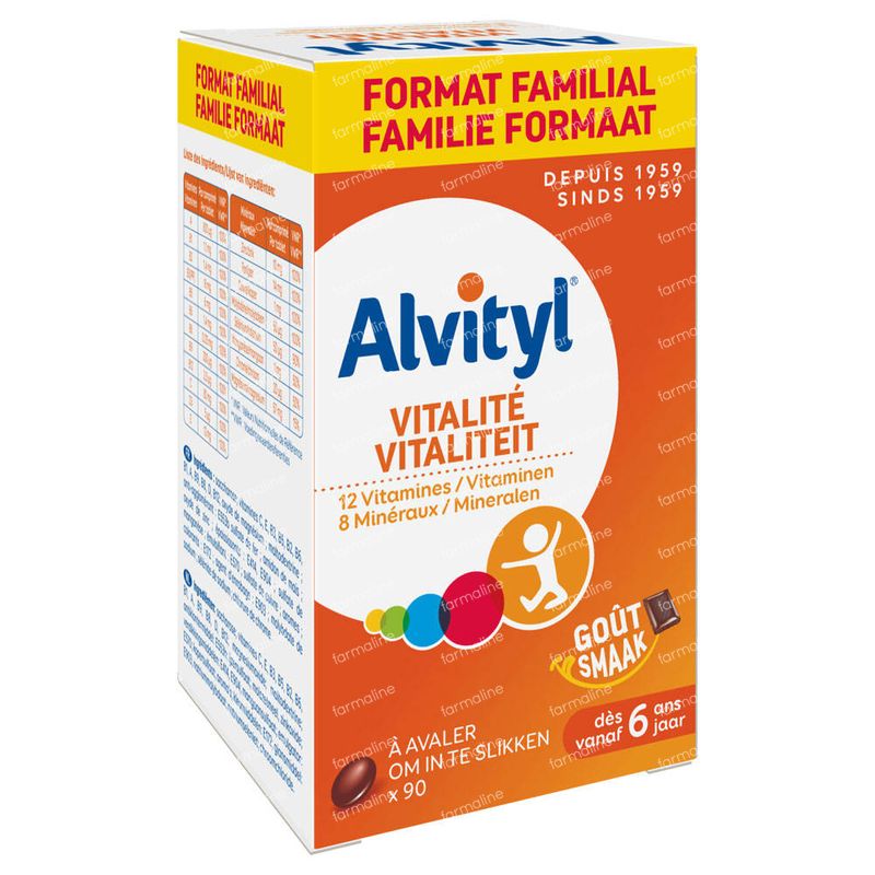 Alvityl Vitalité Multivitamine 90 pièces commander ici en ligne ... Alvityl Vitalité Multivitamine 90 pièces commander ici en ligne ...